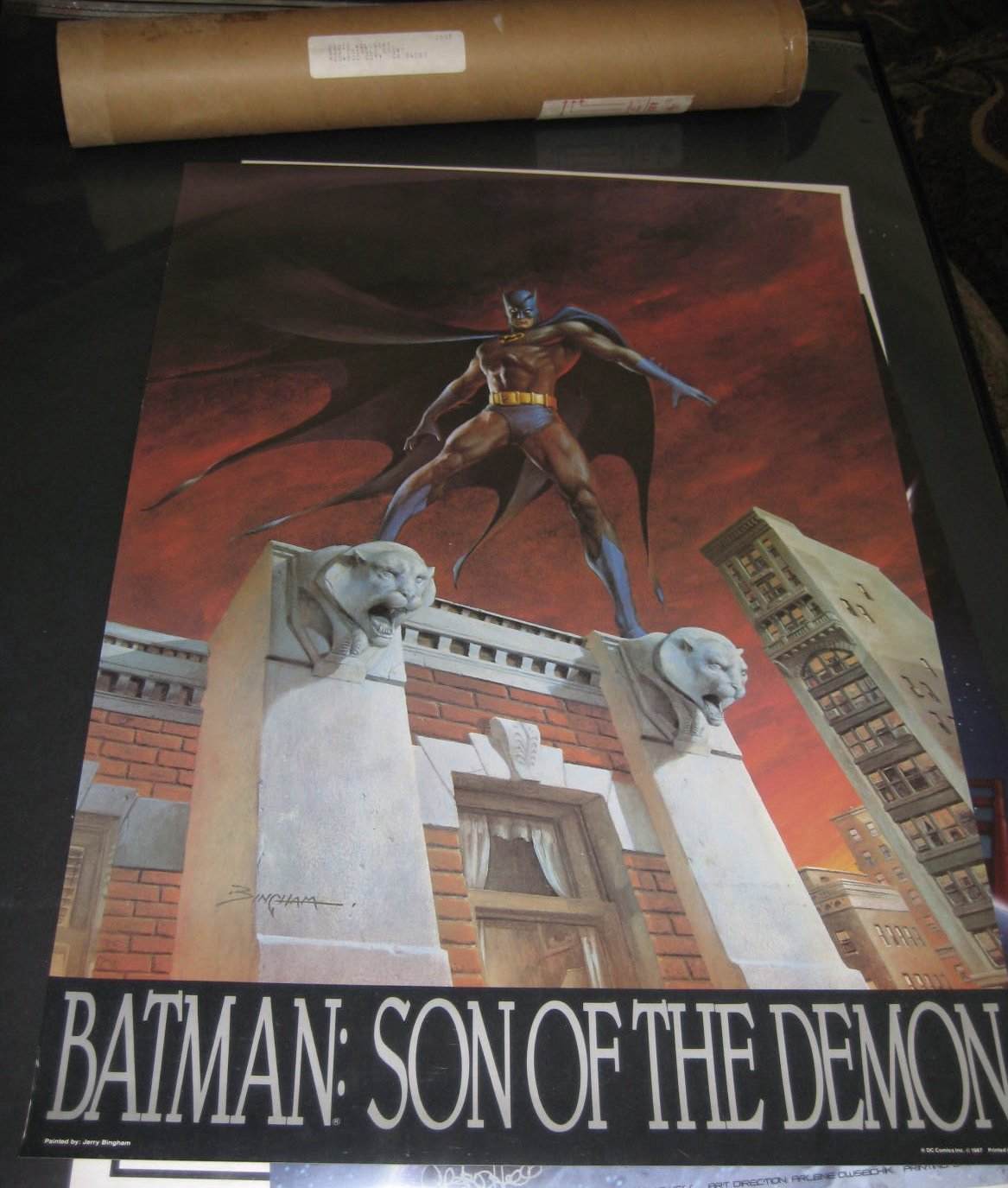 Batman : Son of demon Bingham lithograph - Original Comic Art Only ...