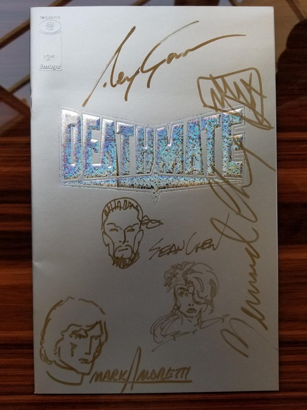 Greg Capullo Sketch of Spawn, circa 1993 Deathmate Tour - Original ...