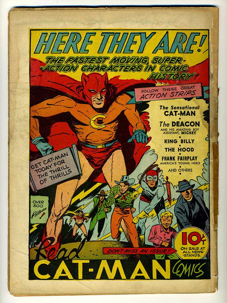 FS: CATMAN COMICS #11, 1942... Sold! - Golden / Silver / Bronze Age ...