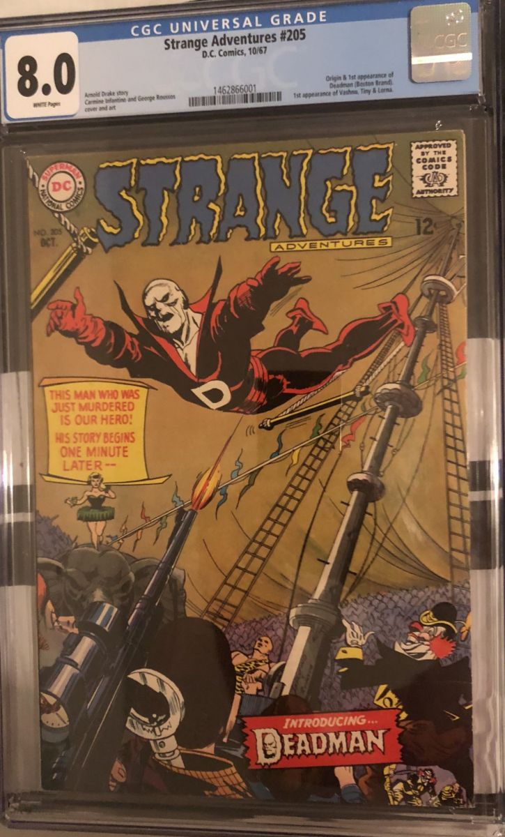 PRICE DROP Strange Adventures #205 CGC 8.0 White Pages, First ...