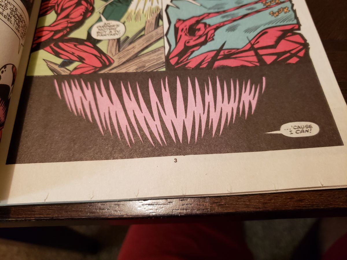 comic book tears at bottom of white ridge is this normal? How much does ...