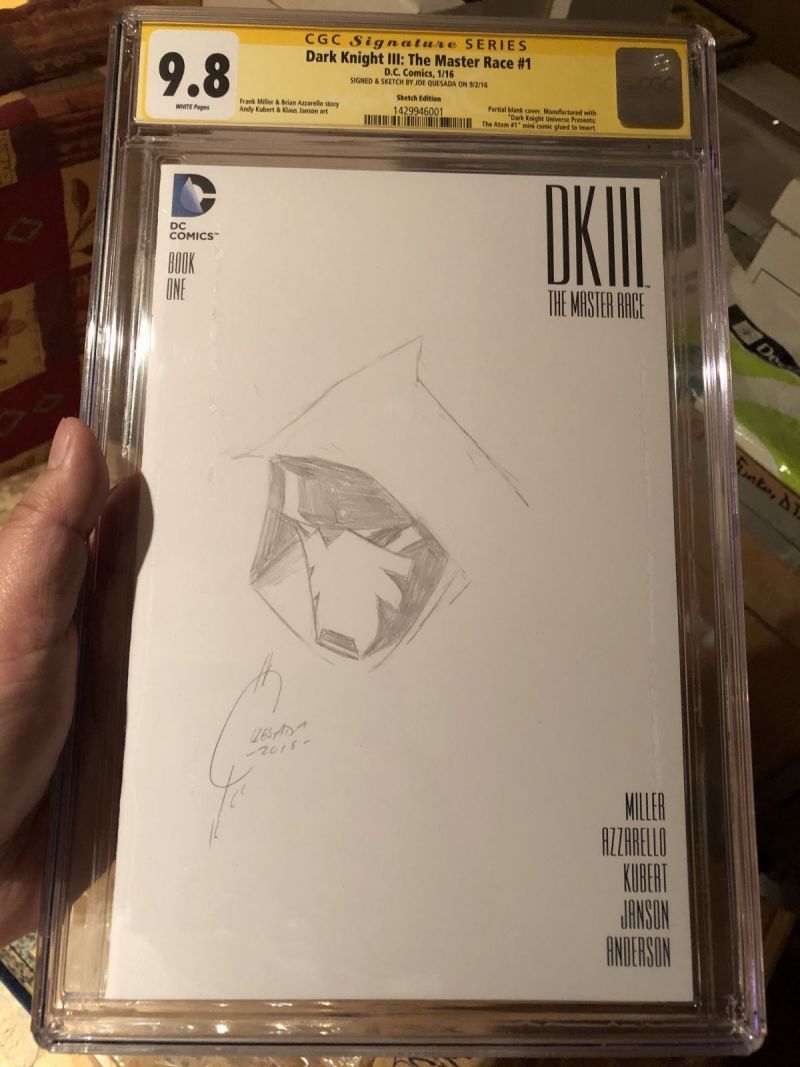 FS: Amanda Conner CGC Sketch Blank Cover 9.8 Star Wars! ADDING a JOE ...