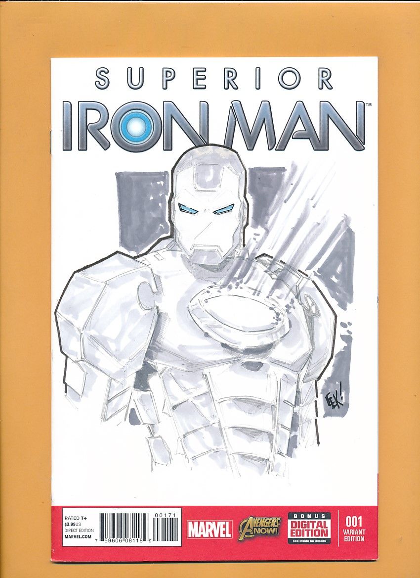Anyone Know Who Drew This Sketch Cover? - Original Comic Art - CGC ...