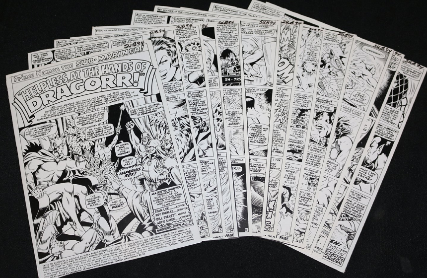 ACETATE TRANSPARENCIES - Original Comic Art - CGC Comic Book Collectors ...