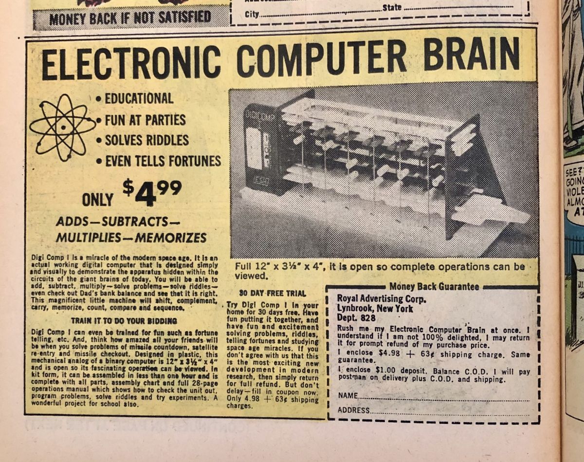 Early mention of Computers in Comics? - Golden Age Comic Books - CGC ...