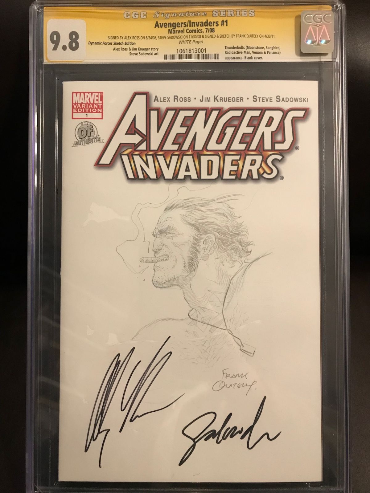 Frank Quitely Wolverine Sketch and Chris Stevens Batman sketch PRICE ...