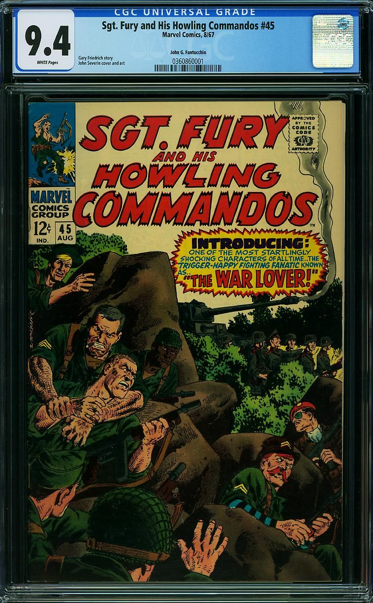[CLOSED] 2 high grade sgt. fury copies f.s., one a pedigree - Golden ...