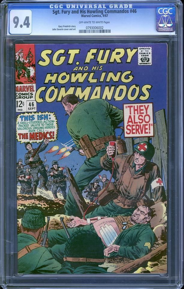 [CLOSED] 2 high grade sgt. fury copies f.s., one a pedigree - Golden ...