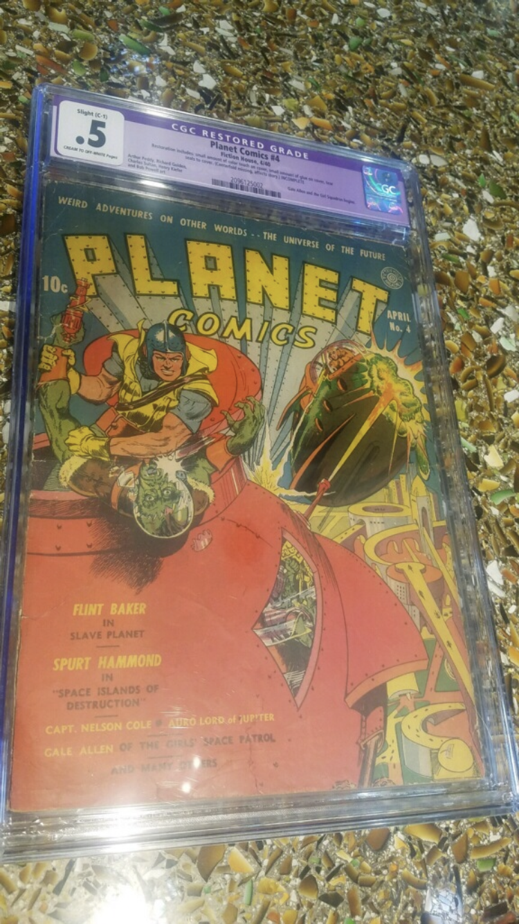 [CLOSED] Planet Comics #4 (1940) - Golden / Silver / Bronze Age Only ...