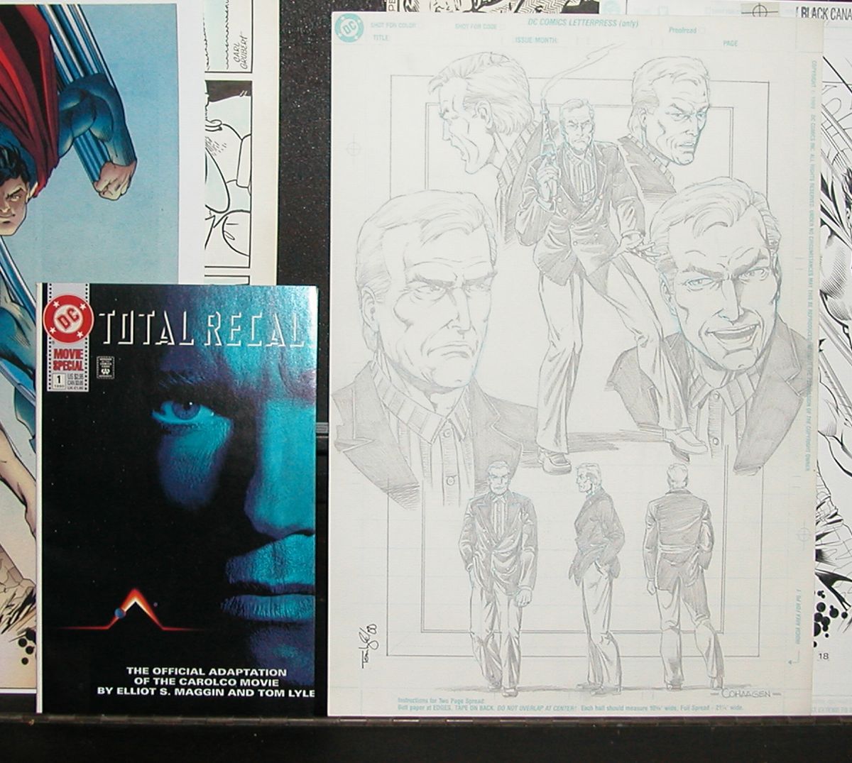 RIPLEY'S Sunday SOLD Plus Tom Lyle DC 1990 Model Sheet SOLD - Original ...