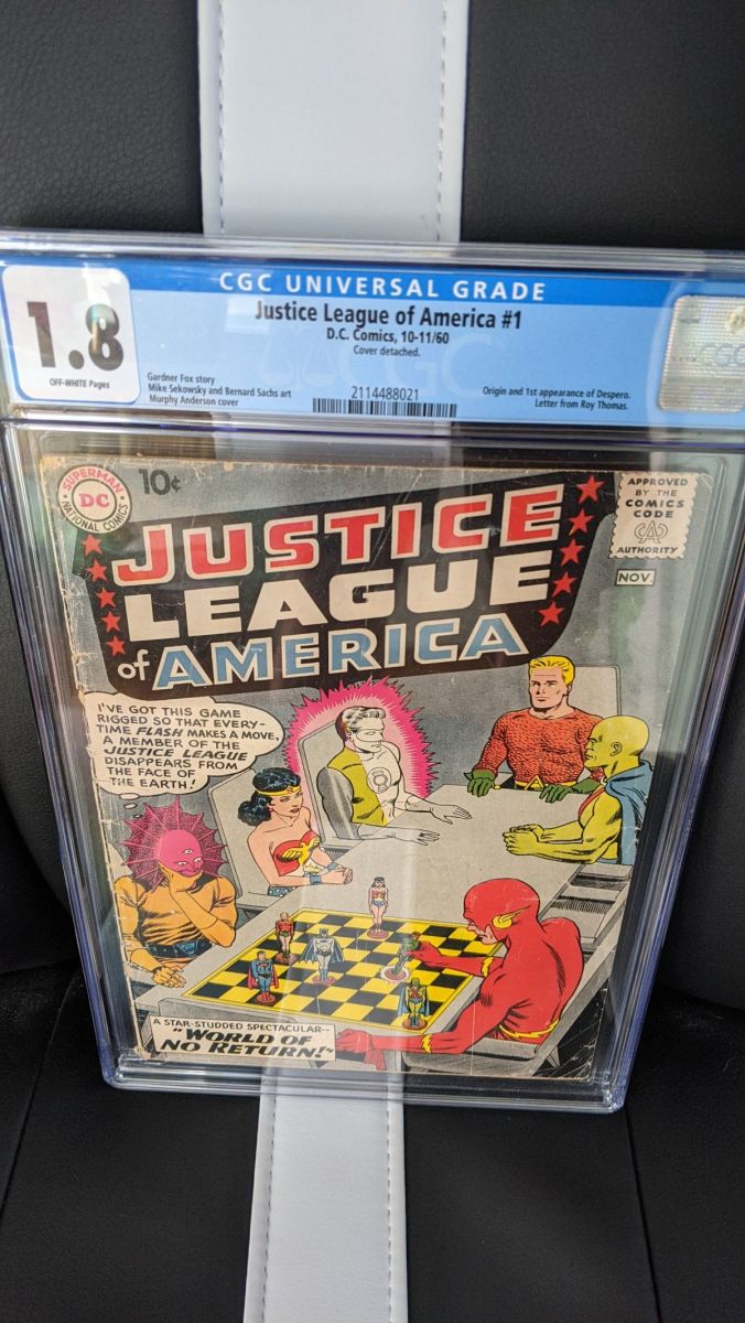 CLOSED Justice League of America #1 1960 CGC 1.8 Blue - Golden / Silver ...