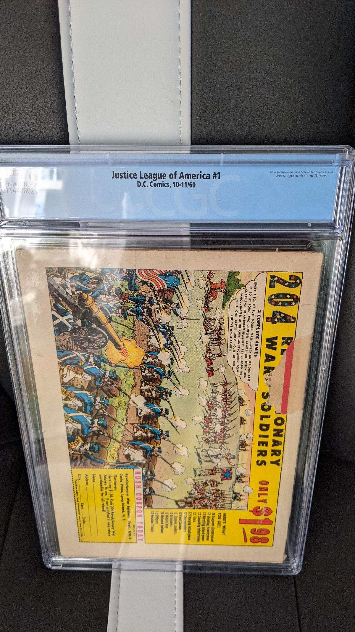 CLOSED Justice League of America #1 1960 CGC 1.8 Blue - Golden / Silver ...