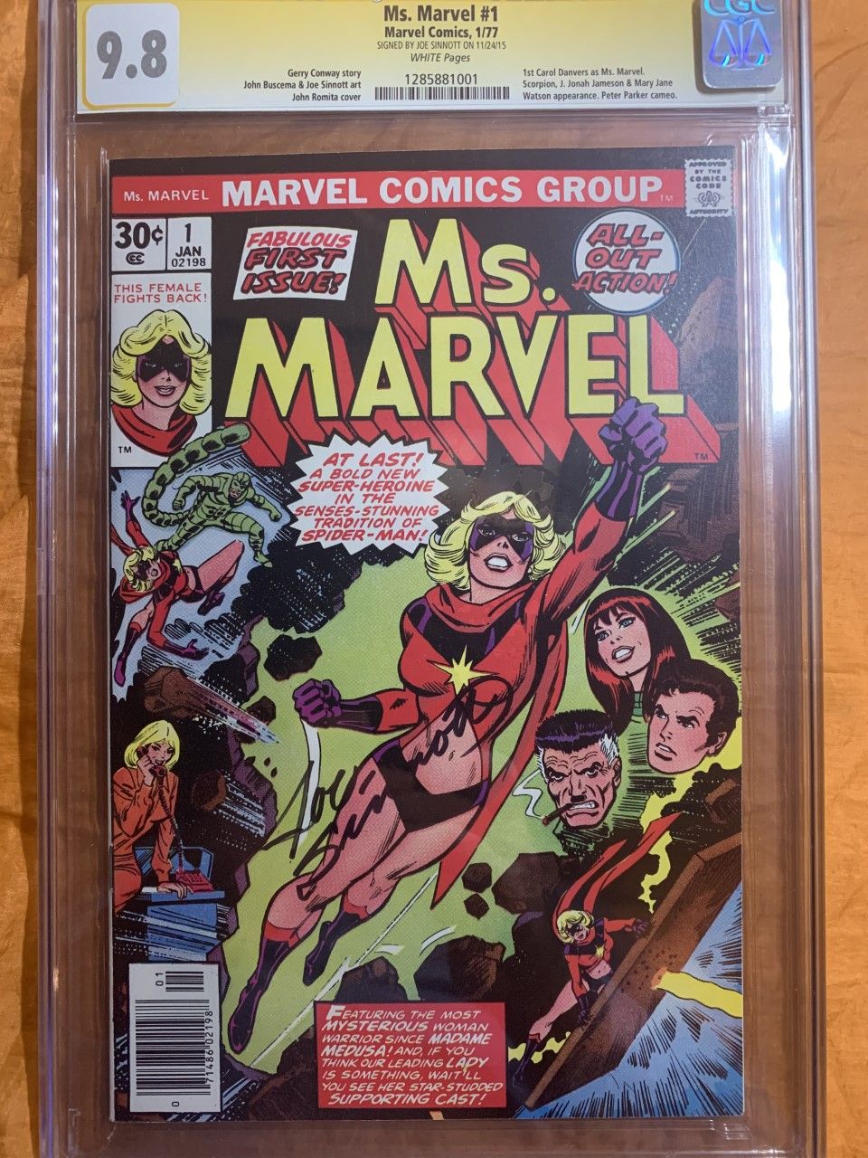 Ms. Marvel 1 - Marvel Women First Appearances - CGC Comic Book ...