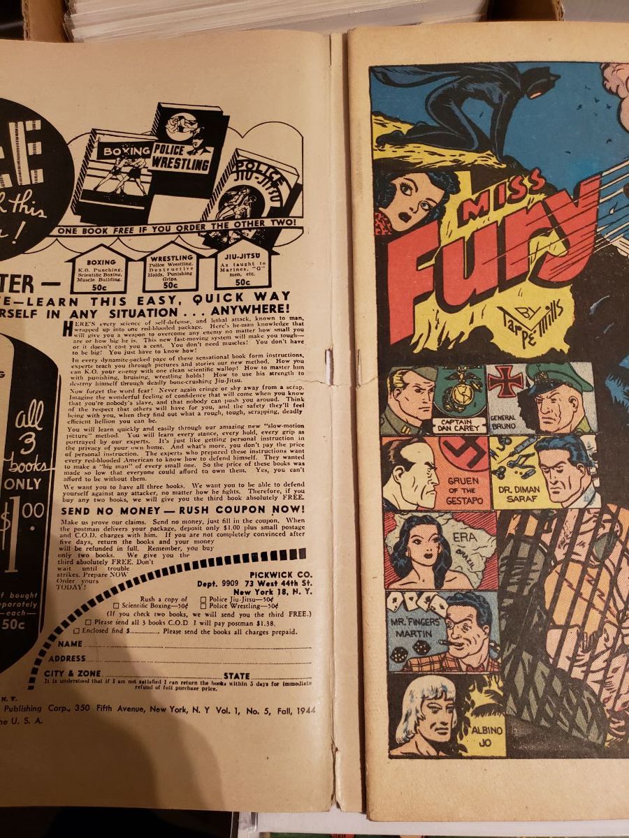 PGM Miss Fury Comics #5 - Hey buddy, can you spare a grade? - CGC Comic ...