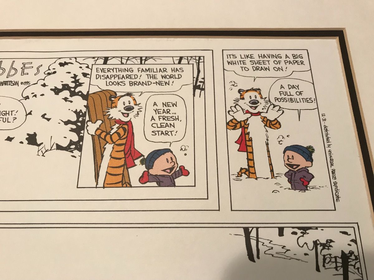 Bill Watterson Calvin and Hobbes "The Last Sunday" Signed Lithograph ...