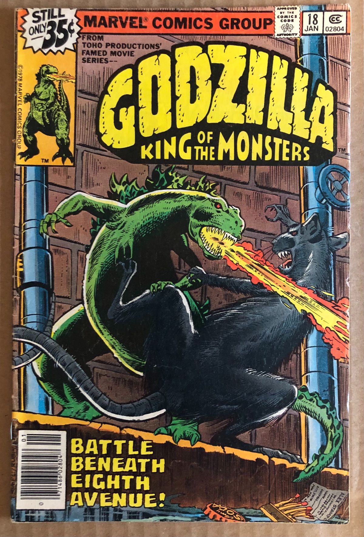 Looking for a story-arc from Marvel's late 70s Godzilla comic book ...