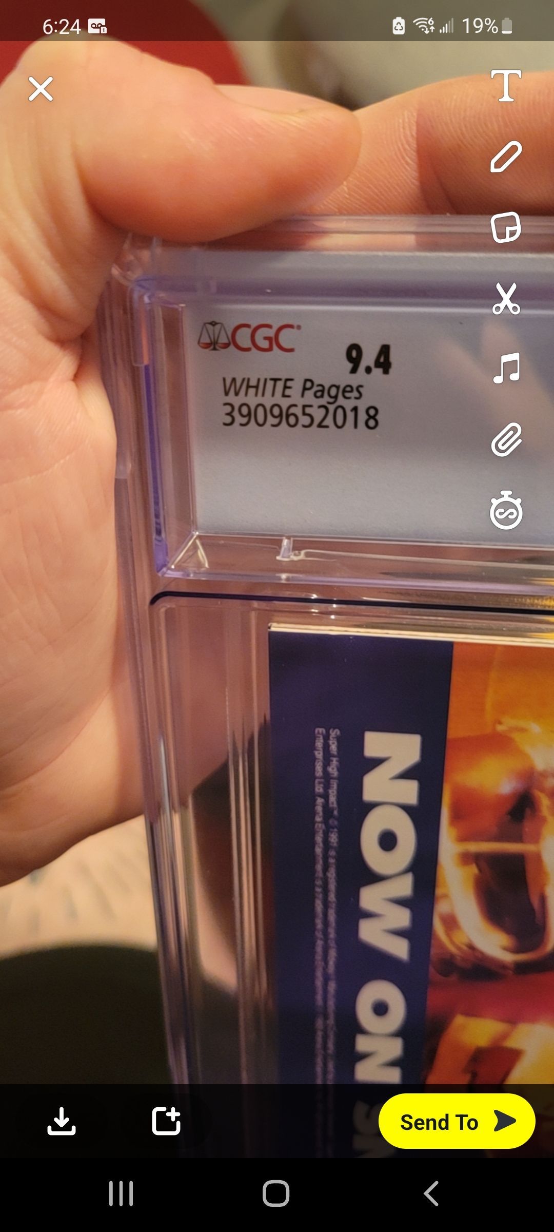 Small piece of glass in slab - Newbie Comic Collecting Questions - CGC ...