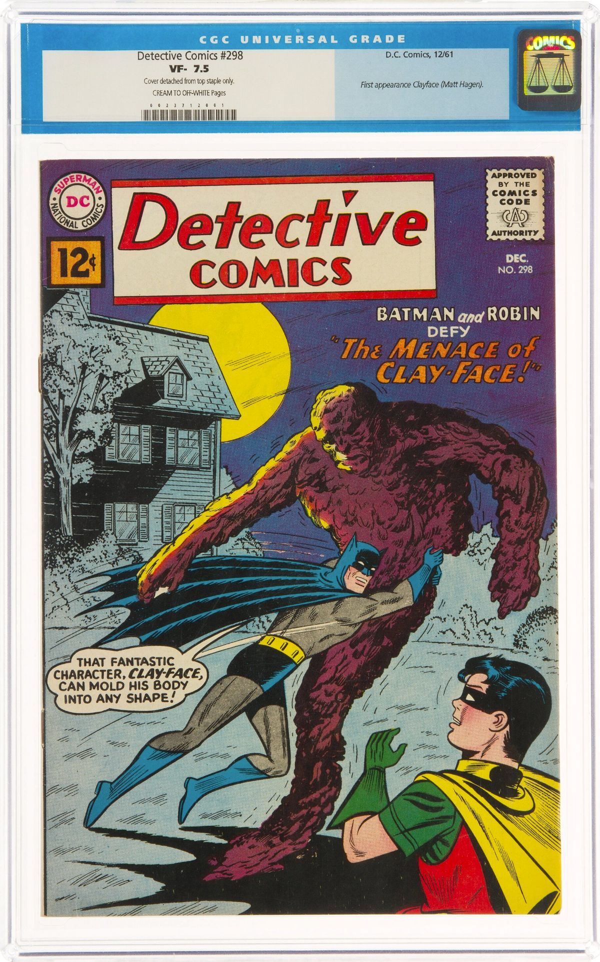 Detached staple : Max grade for a Blue Label ? - Comic Book Grading and ...