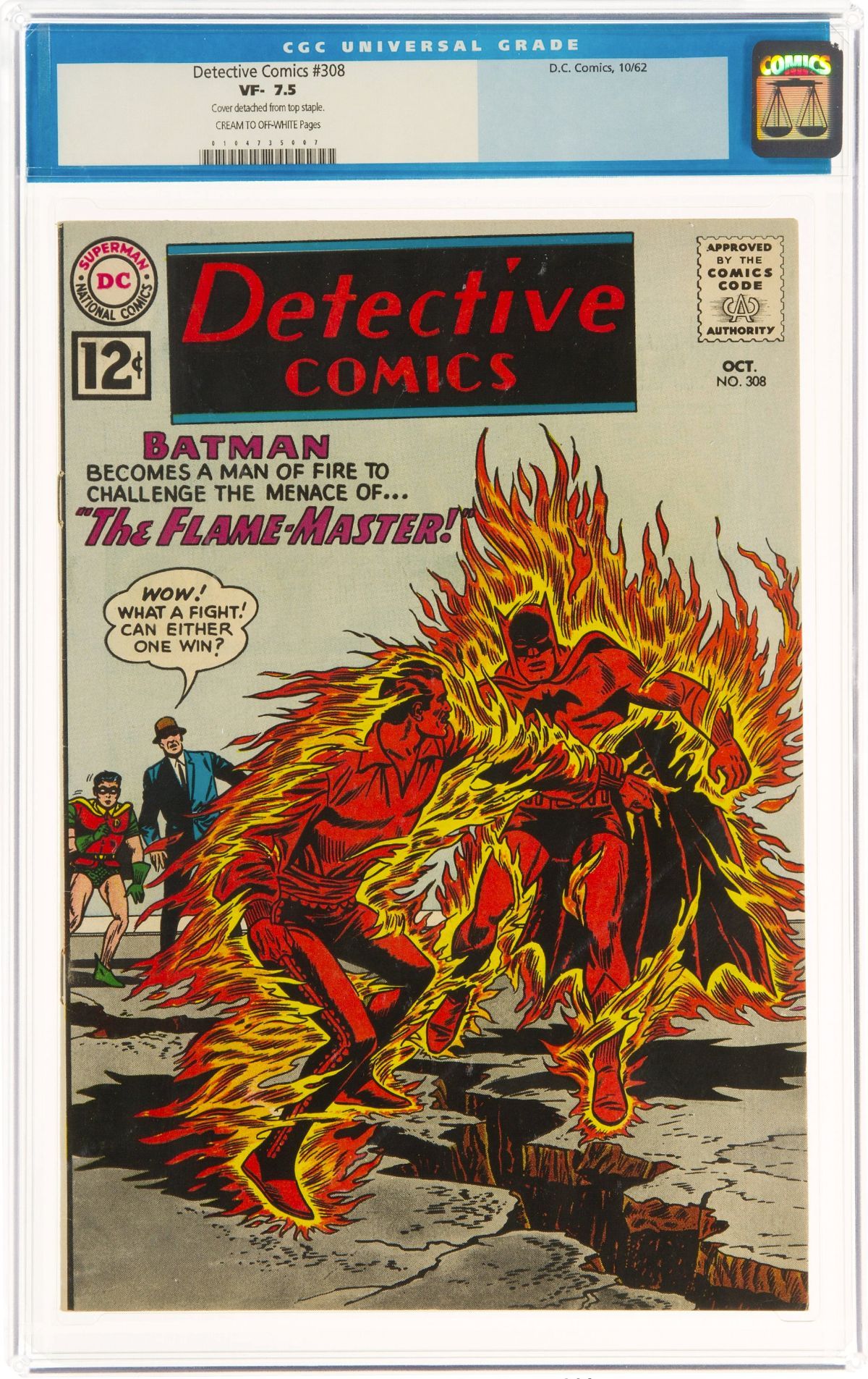 Detached staple : Max grade for a Blue Label ? - Comic Book Grading and ...