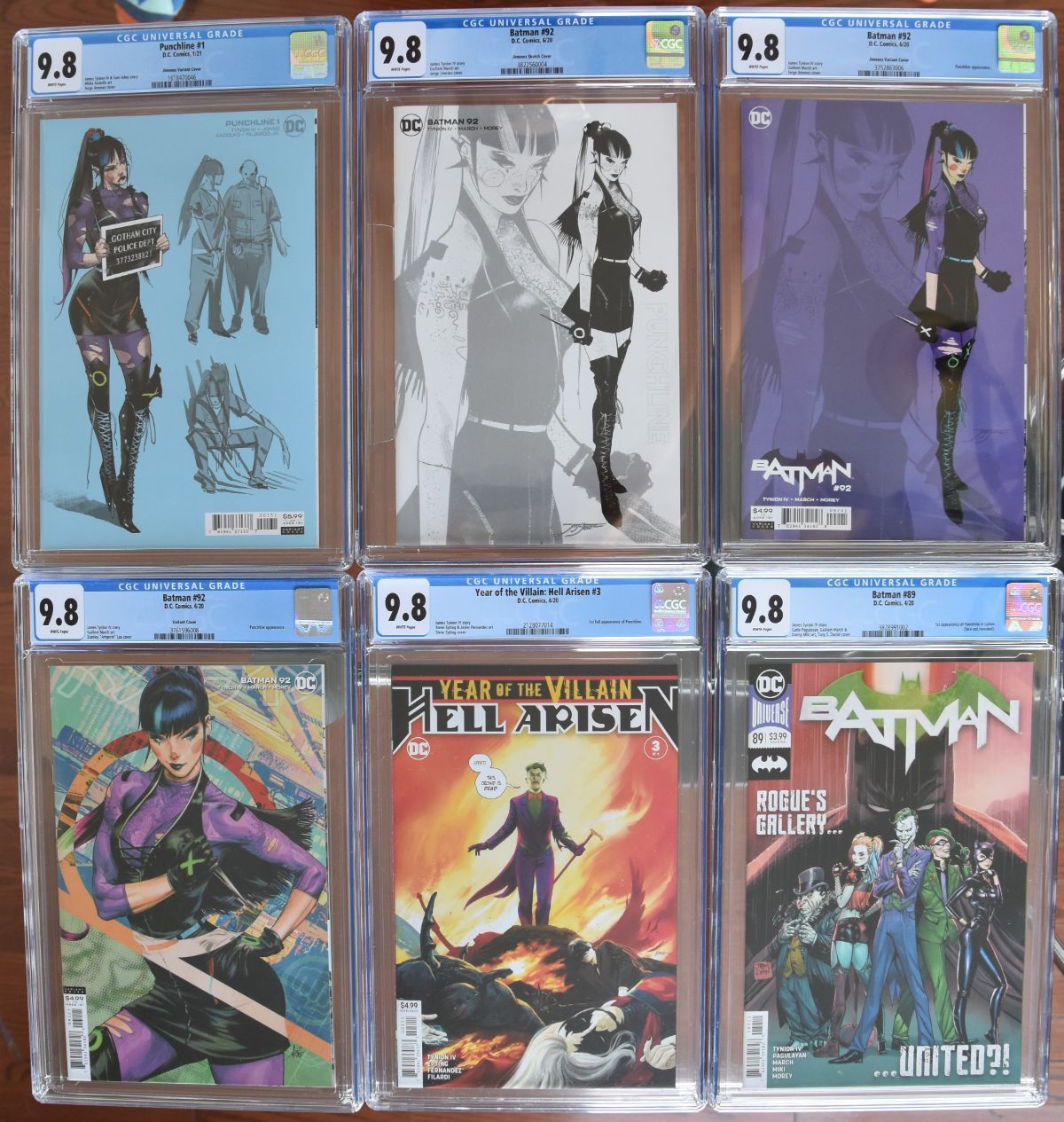 [CLOSED] Punchline Complete Key Issue Set CGC 9.8 Hell Arisen 3 Batman ...