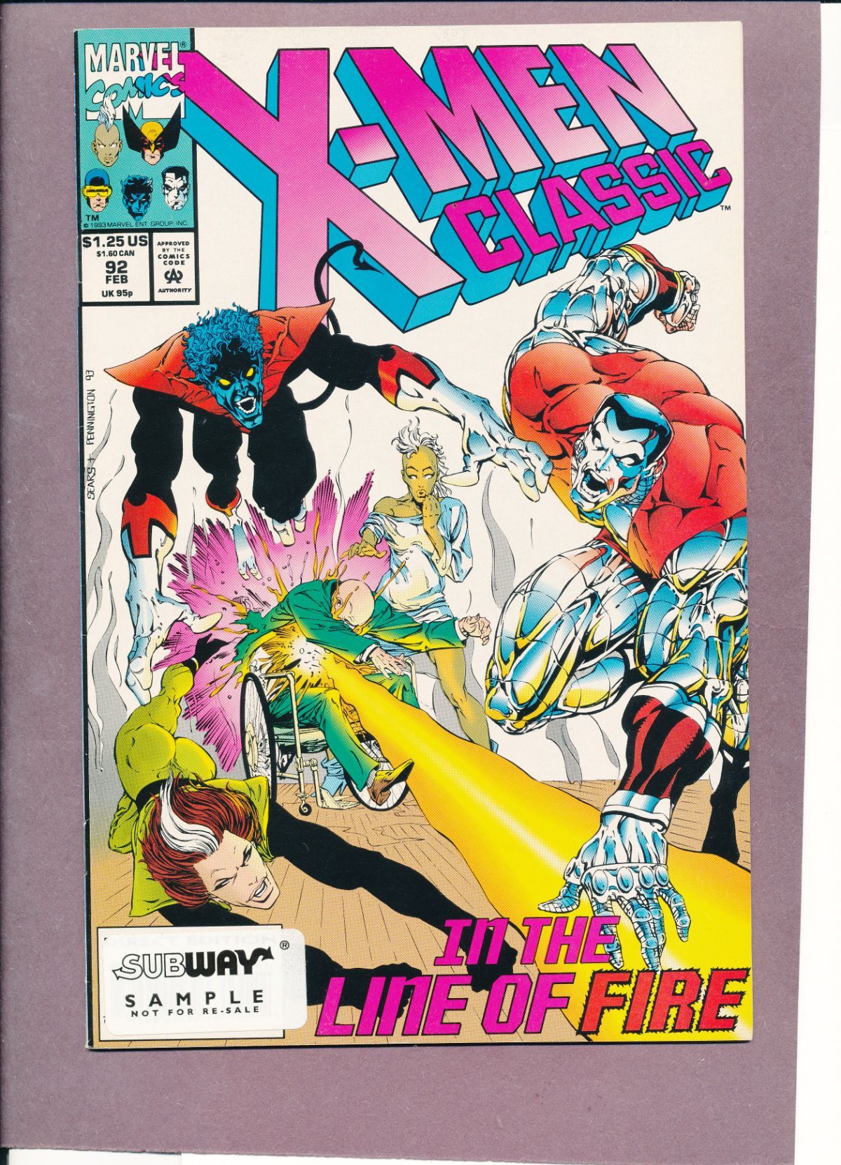 Subway Sample Not for Resale Stickered Books - Copper Age Comic Books ...