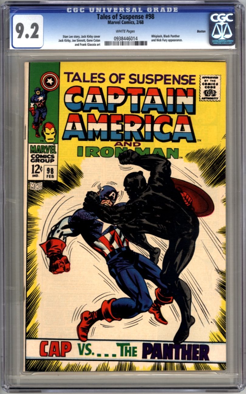 Tales of Suspense (1968), No. 98, CGC 9.2 Boston Pedigree, White Pages ...