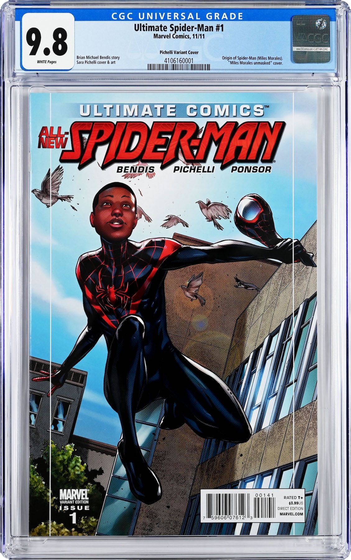 eBay - Ultimate Comics Spider-Man #1 CGC 9.8 Sara Pichelli Variant 1:15 ...