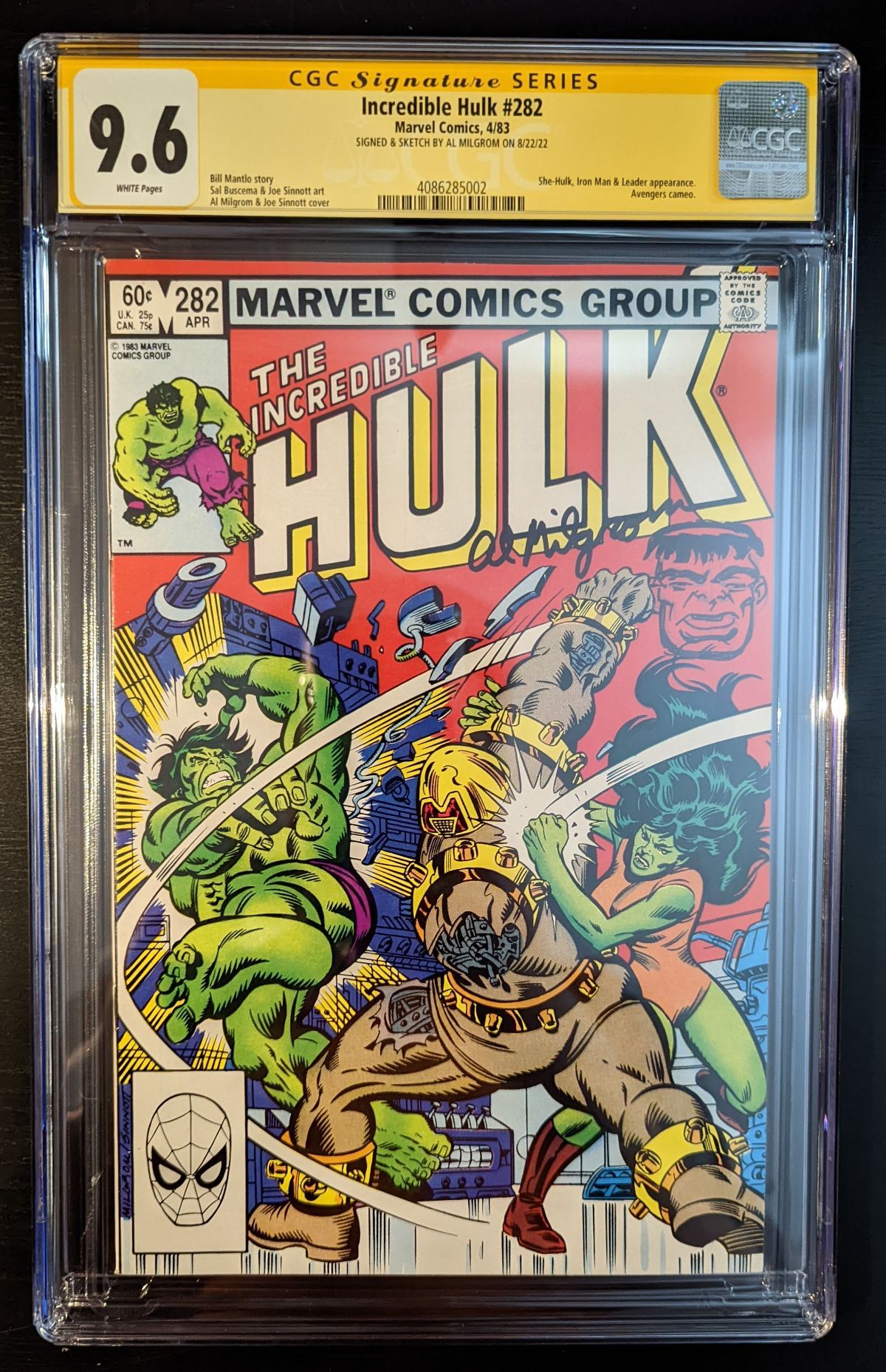 Al Milgrom - scburdet's signature series books - CGC Comic Book ...