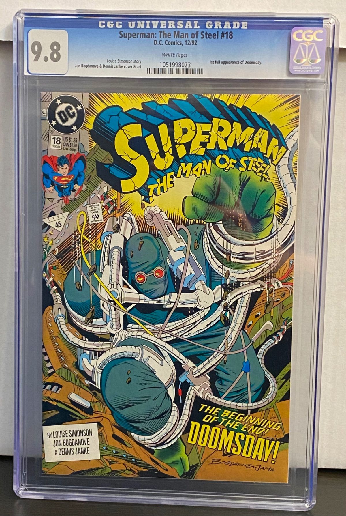 Superman: The Man of Steel #18 - My Death and Return of Superman ...