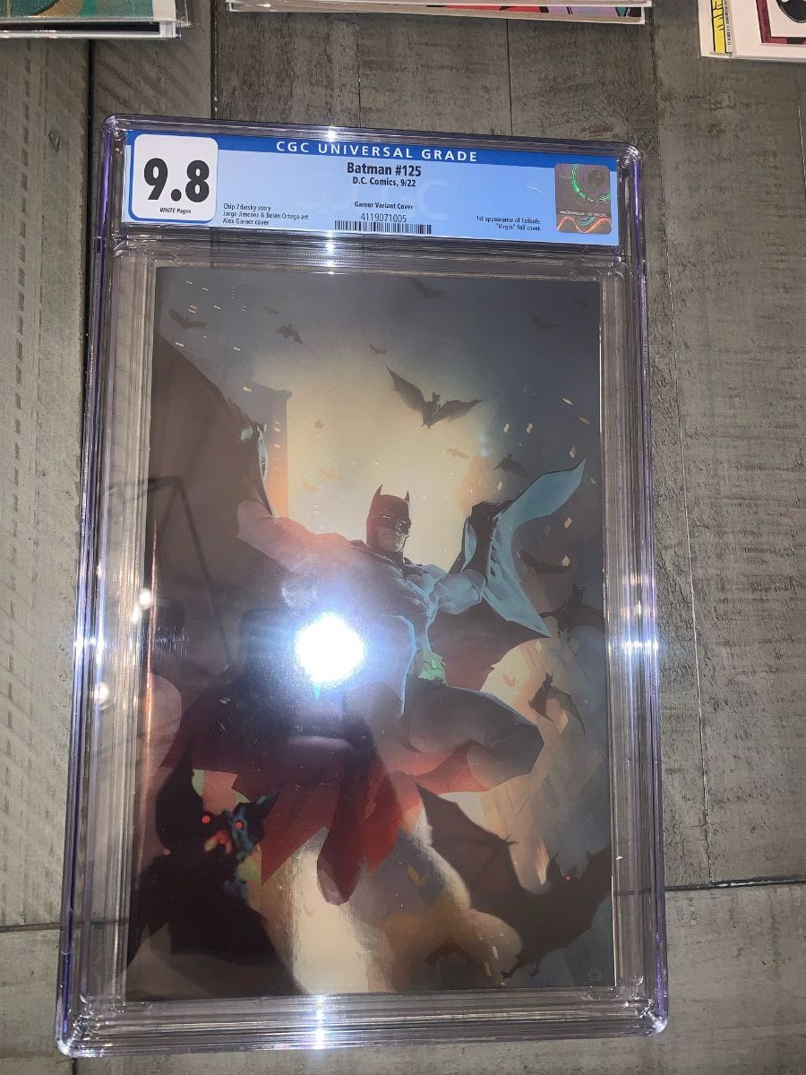 CGC 9.8 - BATMAN 125 ALEX GARNER 1:125 RATIO VARIANT - 1st fail safe ...