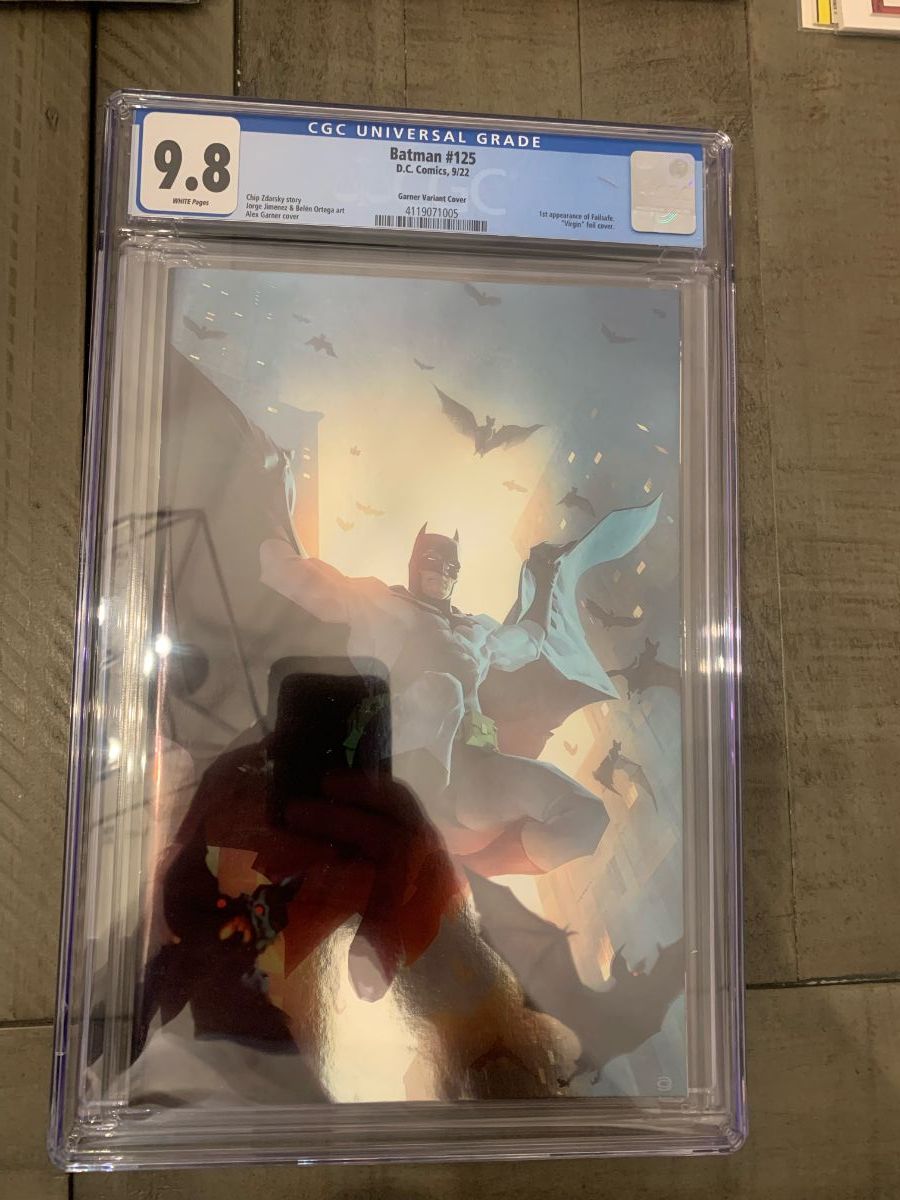 CGC 9.8 - BATMAN 125 ALEX GARNER 1:125 RATIO VARIANT - 1st fail safe ...