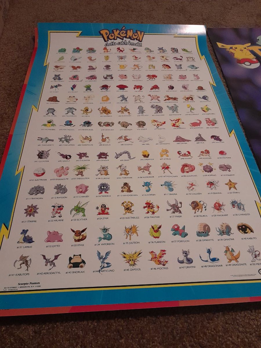 90s Pokemon posters - CGC Cards General Discussion - CGC Comic Book ...