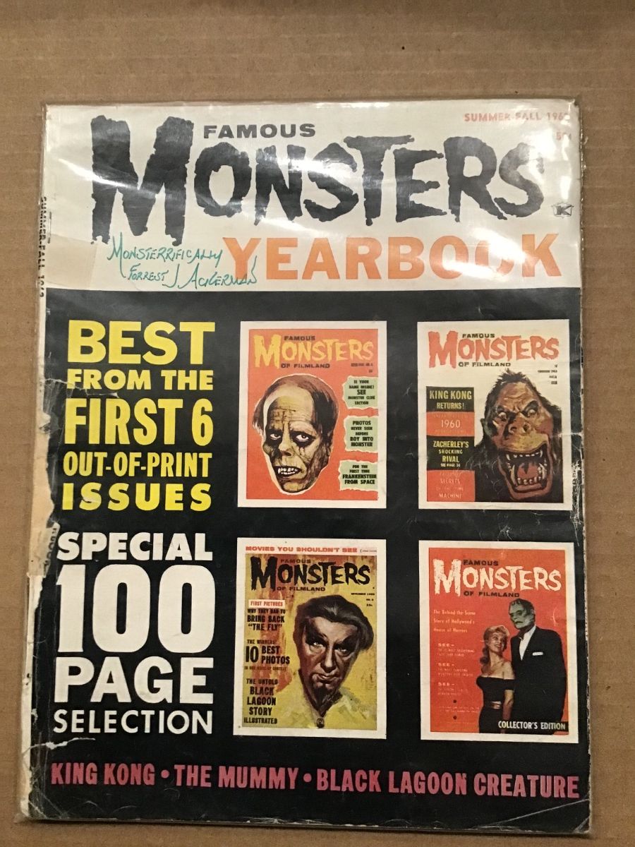 CLOSED…Magazine Lots…Famous Monsters Yearbooks and Monster World #1-10 ...
