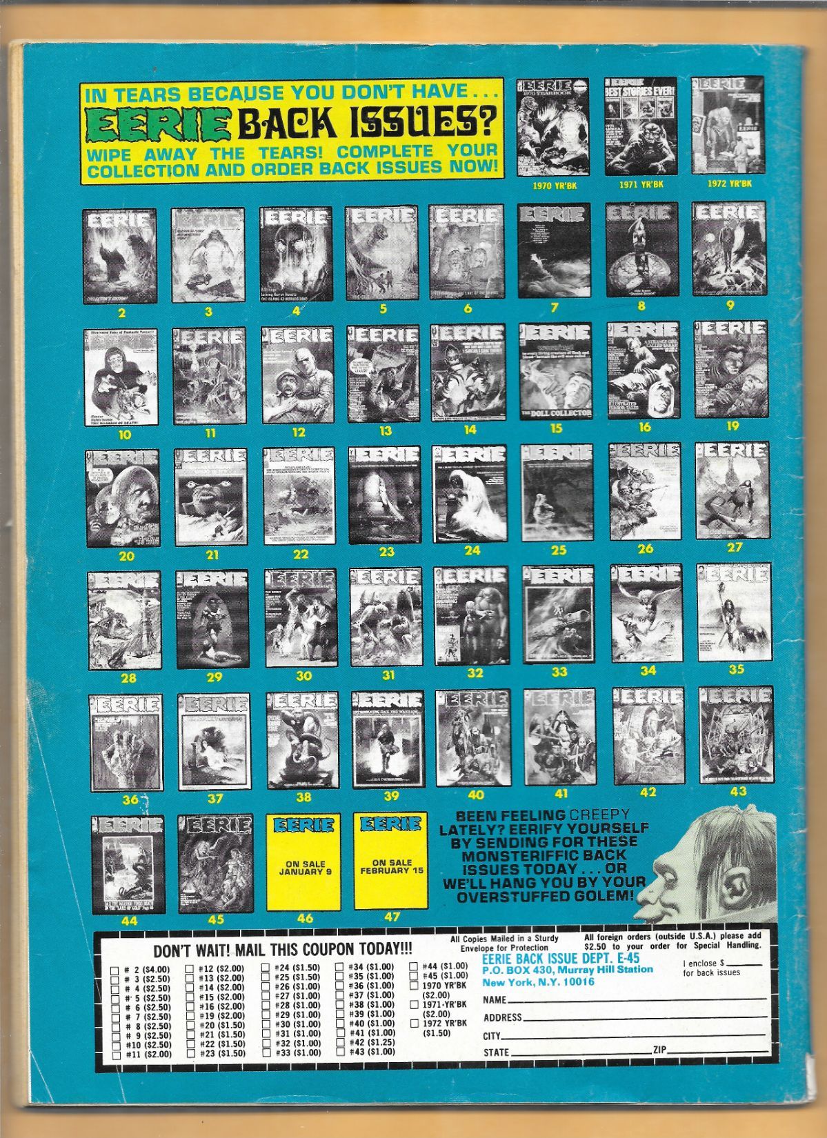 This Month in My Magazine Collection, or "How I Got Most of the Warren ...