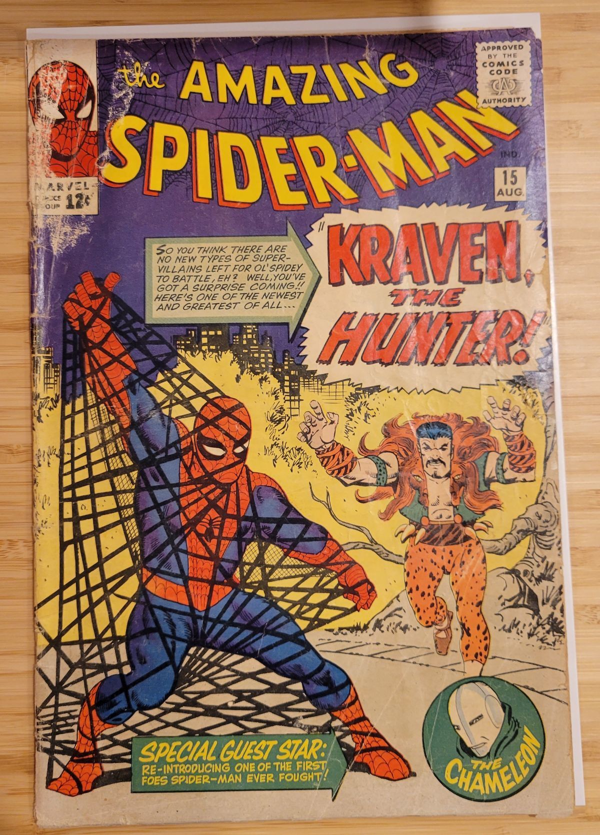 Amazing Spider-Man #13 (first Mysterio) and #15 (first Kraven) - Golden/Silver/Bronze Age Only ...