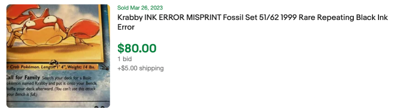 Does CGC recognize the cigar ink stain error on Krabby Fossil set? - Ask CGC Cards - TCGs & Non ...