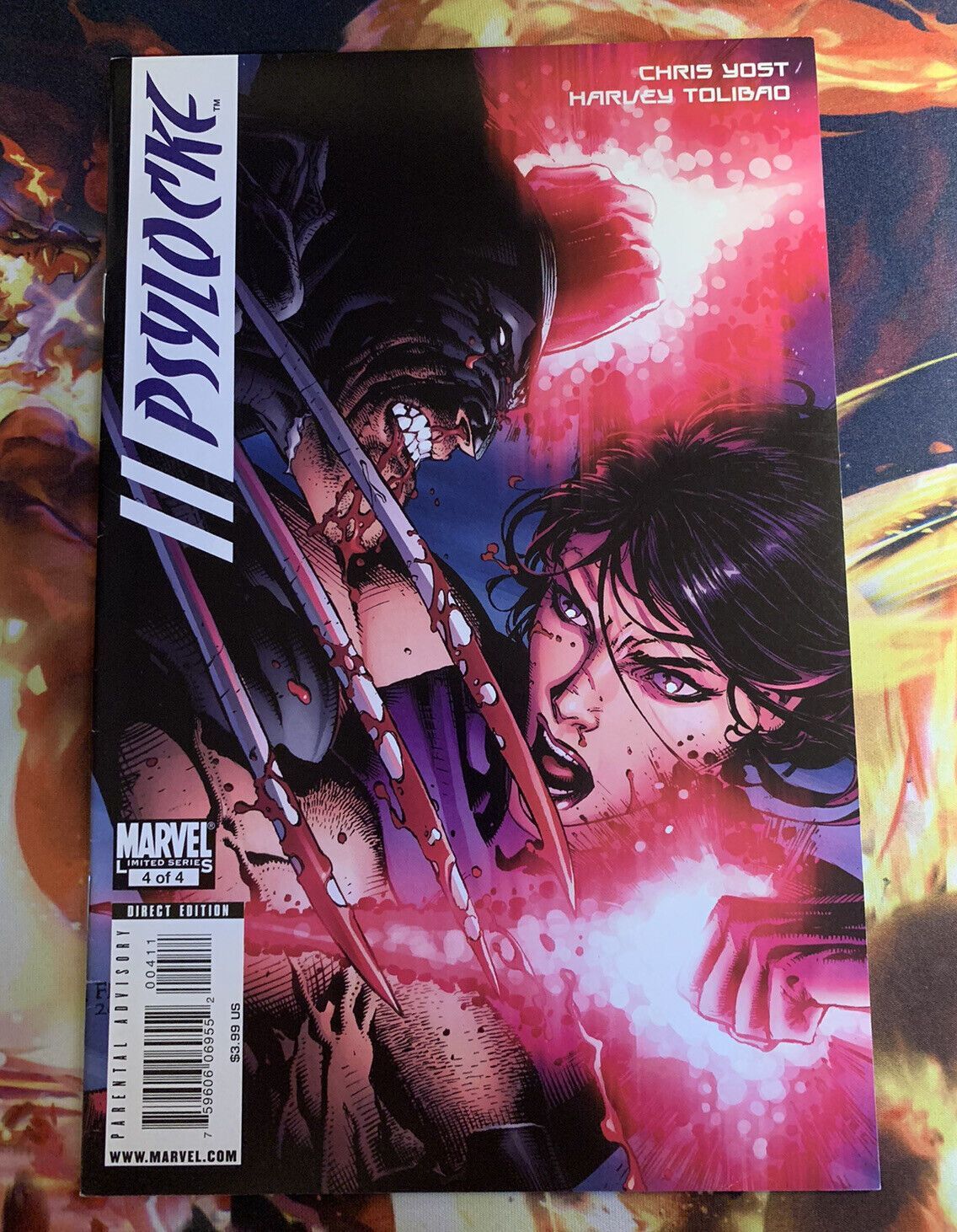 Hotsy Totsy Psylocksey - Psylocke Limited Series WITH Tolibau 2nd Print ...