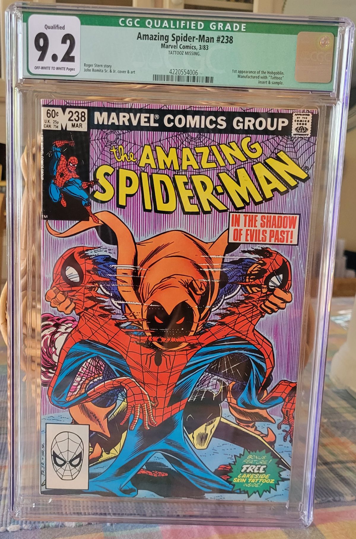 Amazing Spiderman 238 CGC trade - Golden / Silver / Bronze Age Only ...