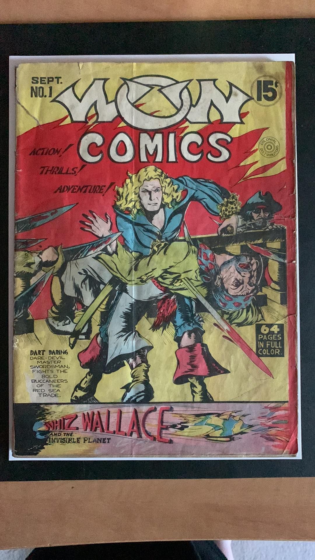 SOLD!! Wow comics # 1: First Bell Features Key book Canadian 1941 ...