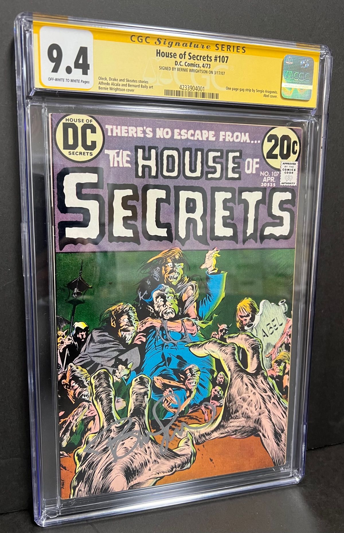 Swamp Thing #10 & House of Secrets #107 CGC 9.4s Signature Series ...