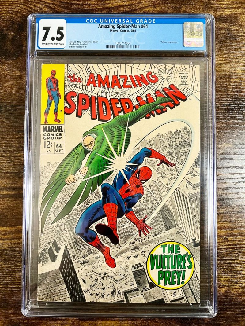 (SOLD) ASM #64 cgc 7.5 OW/W pages - price reduced - Golden / Silver ...