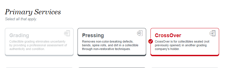 Trying to submit crossovers. - Ask CGC - CGC Comic Book Collectors Chat ...