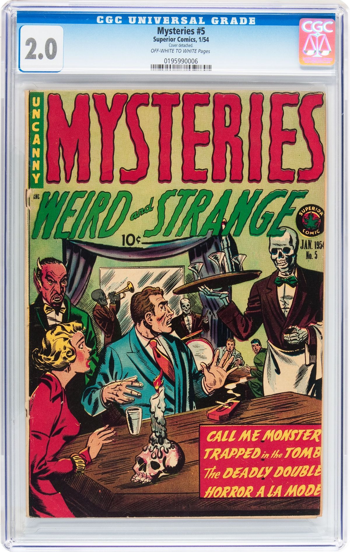 Detached Cover max grade - Comic Book Grading and Restoration Issues ...