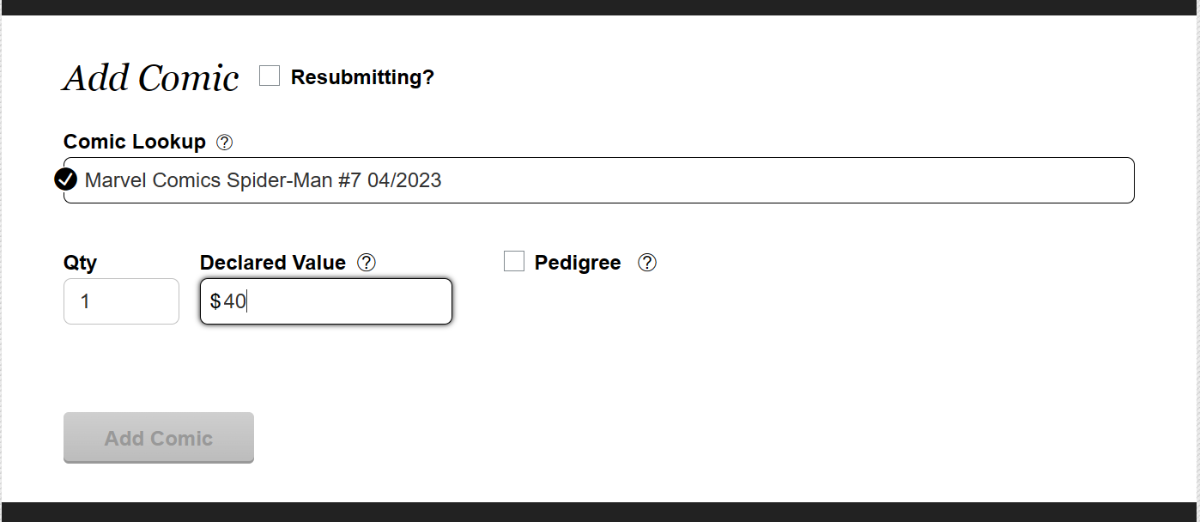 Submission - Ask CGC - CGC Comic Book Collectors Chat Boards