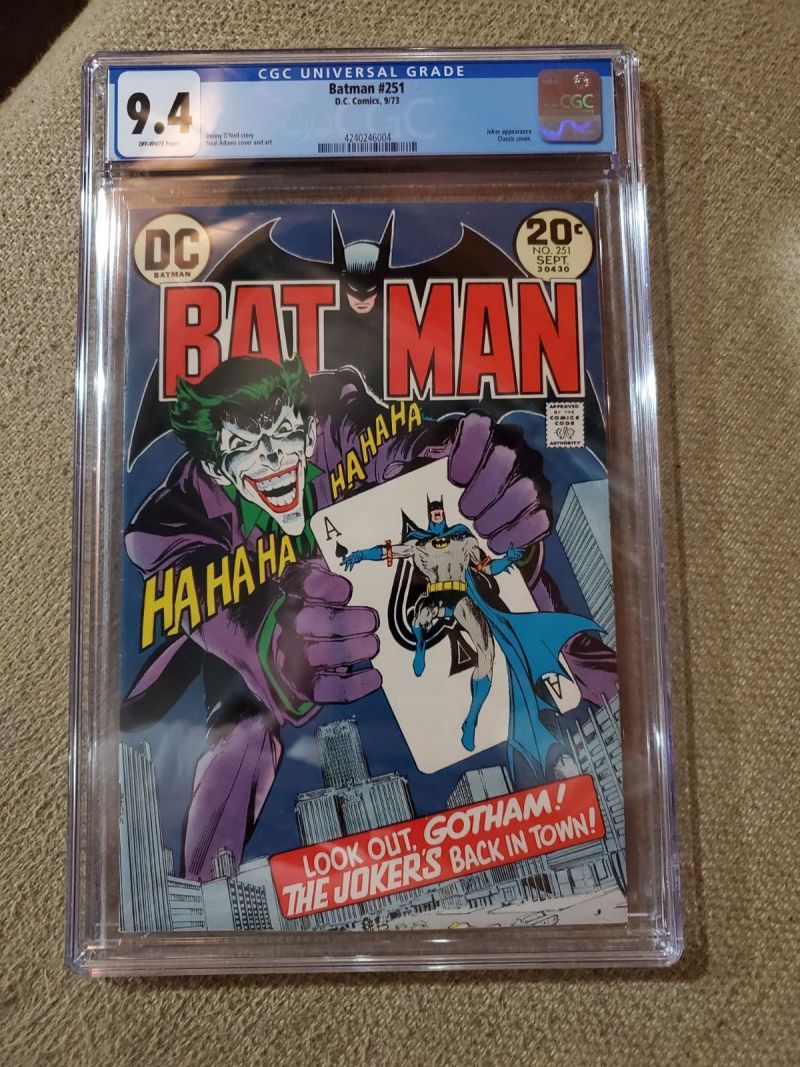 Batman 251 CGC 9.4 Price Lowered - Golden/Silver/Bronze Age Only - CGC ...