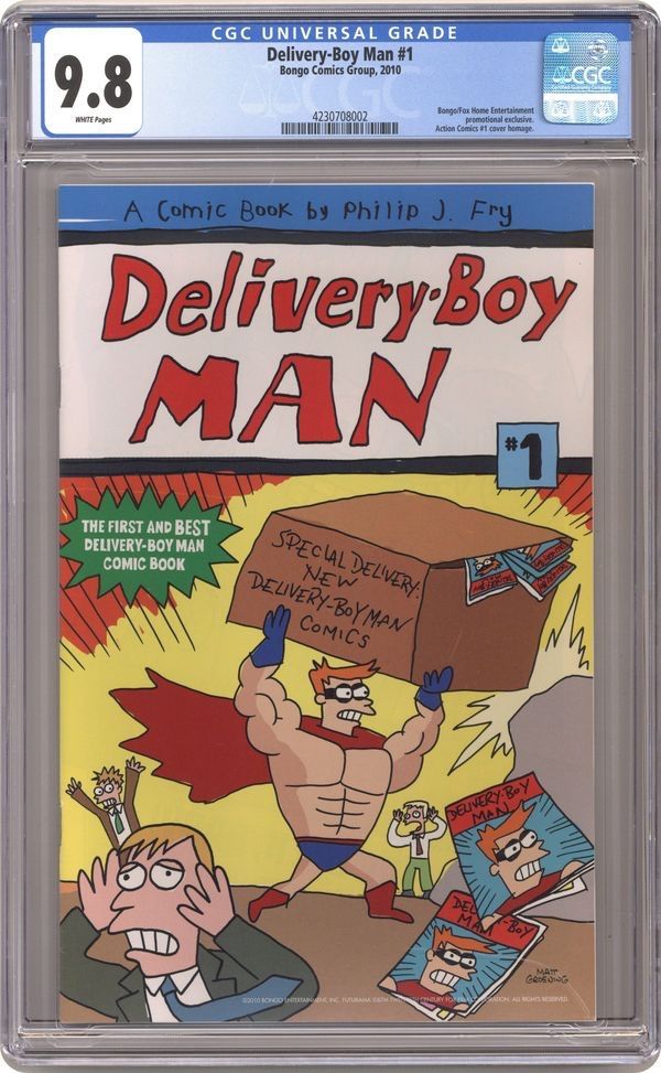 Delivery-Boy Man CGC 9.8 on mycomicshop July 3 Prime Auction - Sales ...