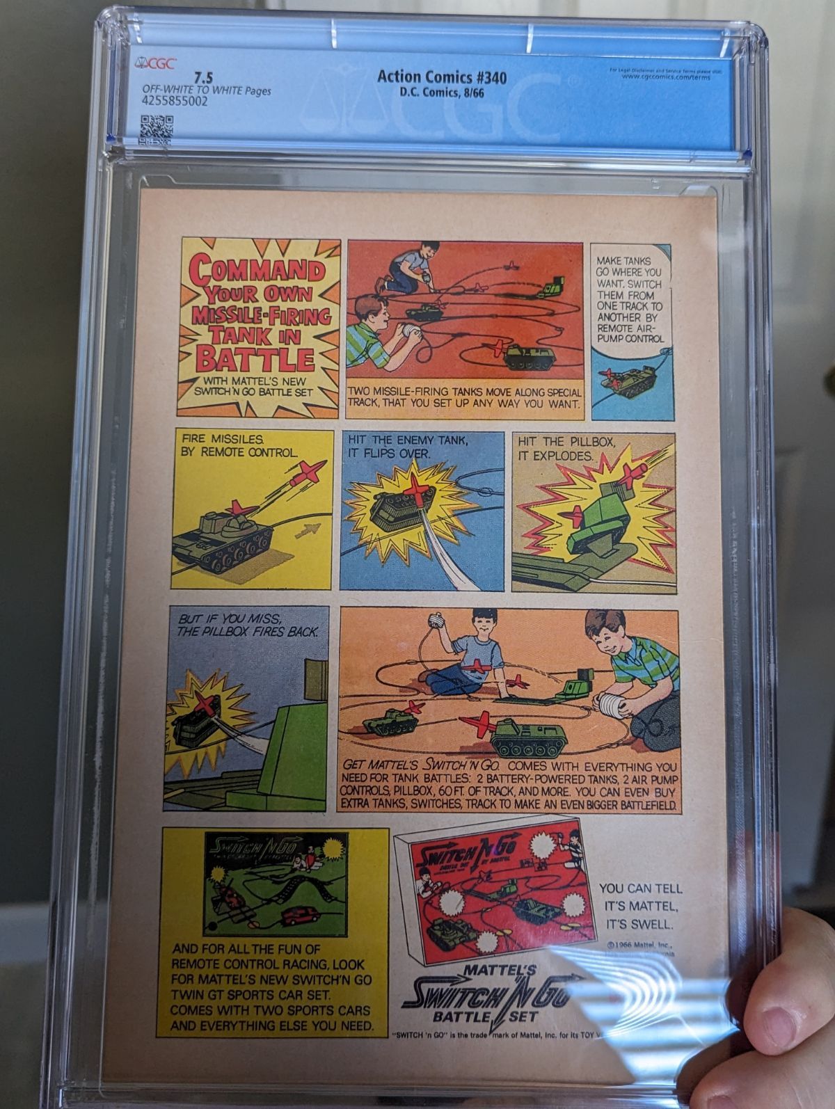 Action Comics #340 CGC 7.5 1st Appearance of Parasite - Golden/Silver ...