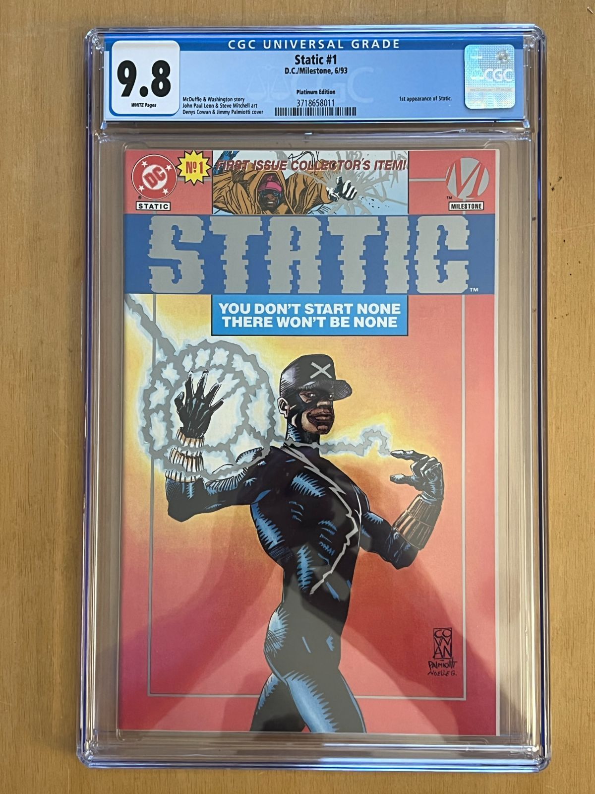 Static #1 "Platinum" Club - Modern Age Comic Books - CGC Comic Book ...