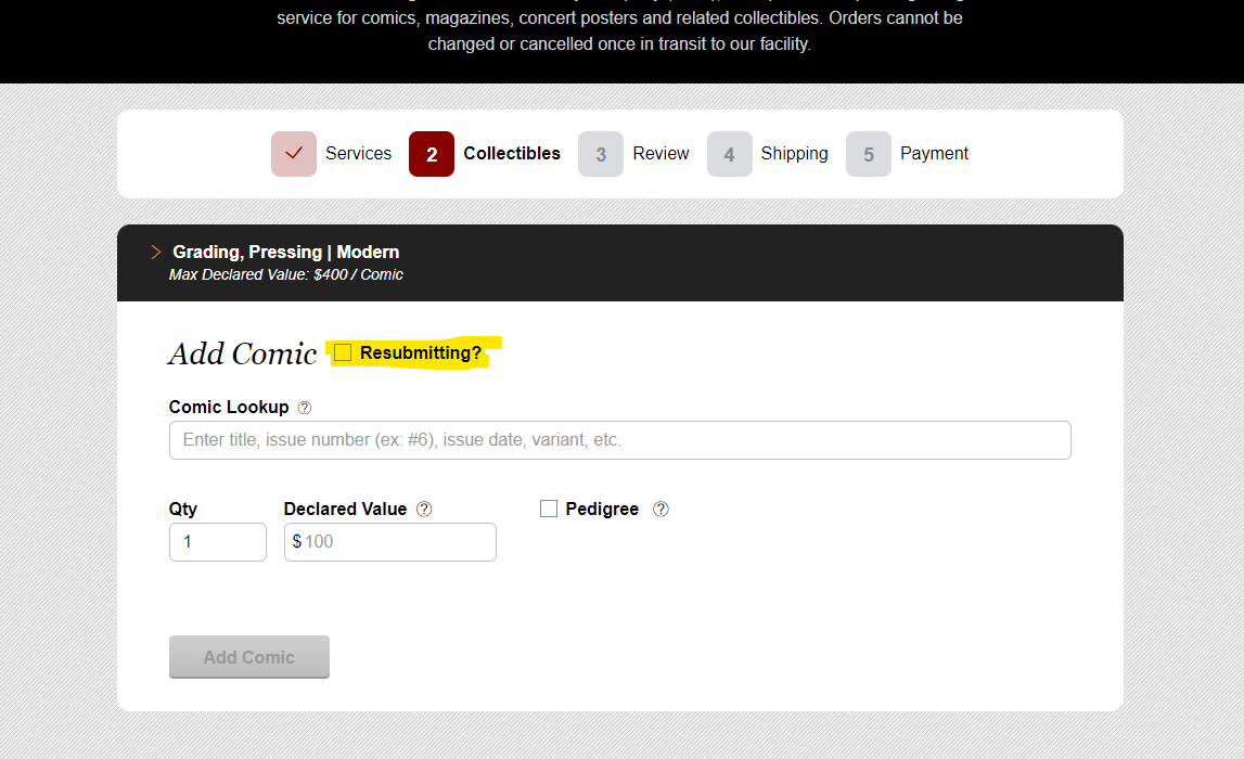 How to Submit to reholder and press a signature series book - Ask CGC ...