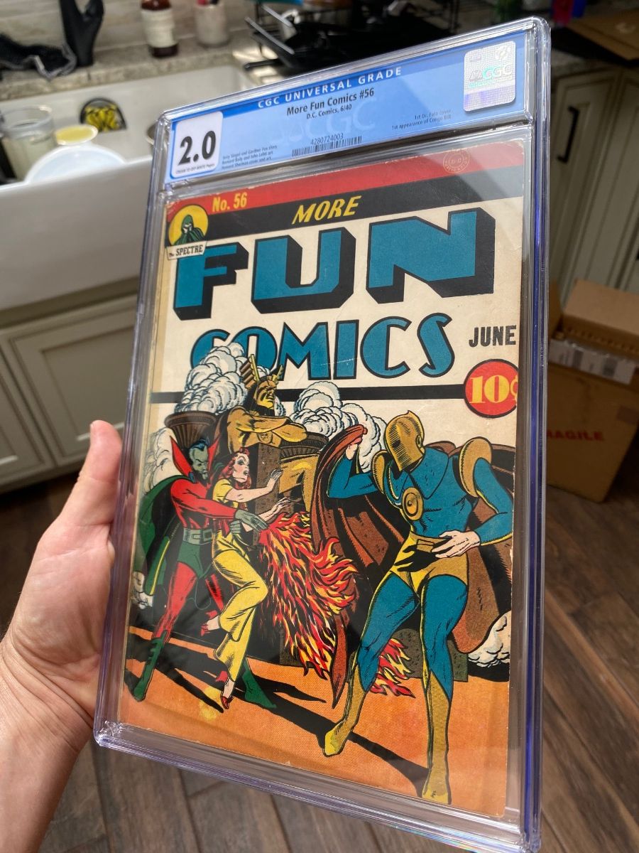 SOLD- More Fun Comics 56 CGC 2.0- 1st Dr. Fate Cover - Golden / Silver ...